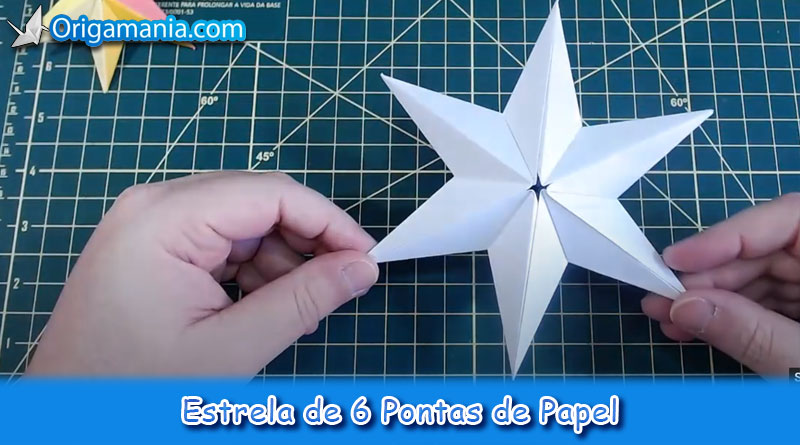 Arquivos como fazer estrela de 6 pontas de origami - ORIGAMANIA